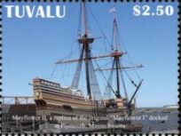 Stamp: Mayflower (Tuvalu(400th Anniversary of the Mayflower Pilgrims ...