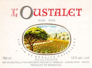 Drink Label: L'Oustalet rosé (Sincomar Parlier et Fermaud, MoroccoCol ...