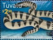 Stamp: Hardwicke's Sea Snake (Lapemis hardwickii) (Tuvalu(Sea Snakes ...