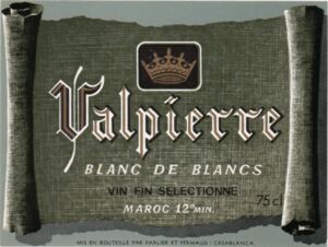 Drink Label: Valoierre Blanc de blancs (Sincomar Parlier et Fermaud ...