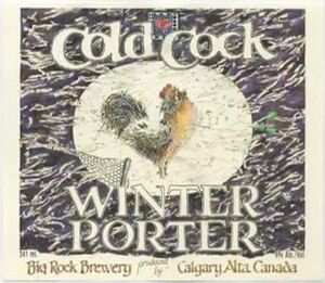 Drink Label: Cold cock winter porter (Big Rock Brewery, CanadaCol:CA ...