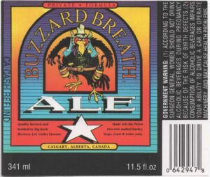 Drink Label: Buzzard Breath ale (Big Rock Brewery, CanadaCol:CA-BEER-000336