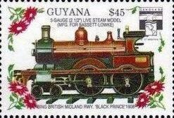 Stamp: Bing British Midland Railway “BlackPrince,” 3 gauge, live s ...