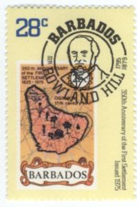 Stamp: Rowland Hill (Barbados(Sir Rowland Hill, Death Centenary) Mi:BB ...