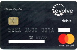 Bank Card: Evolve credit union (Evolve Credit Union, United States of ...