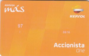 Functional Card: Repsol Más-Accionista (Filling Stations, Spain(Repsol ...