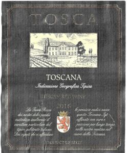 Drink Label: Tosca Toscana Red (Borgo Torre, ItalyCol:IT-WINE-000137