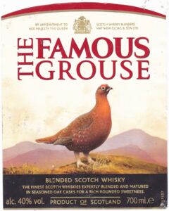 Drink Label: The Famous Grouse (Matthew Gloag & Son Ltd., ScotlandCol ...
