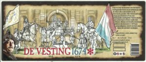 Drink Label: De Vesting Blond Bier (Graafsch Genot, NetherlandsCol:NL ...