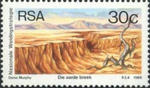 Stamp: Fight against desertification (South Africa(Fight against ...