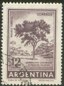 Stamp: Red Quebracho - (Schinopsis balansae) (Argentina(Personalities ...