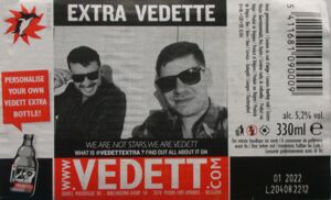 Drink Label: Vedett - Extra Vedette (Duvel Moortgat, BelgiumCol:BE-BEER ...