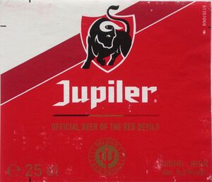 Drink Label: Jupiler (Brasserie Piedboeuf (InBev), BelgiumCol:BE-BEER ...