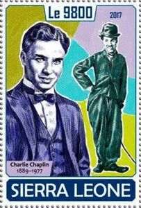 Stamp: Charlie Chaplin (Sierra Leone(Charlie Chaplin, 40th Memorial ...