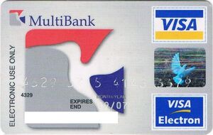Bank Card: Multibank (BRE Bank SA/MultiBank/mBank, PolandCol:PL-VE-0015.04