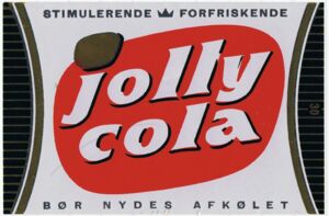 Drink Label: Jolly Cola (Aalborg Aktie-Bryggerier, DenmarkCol:DK-SODA ...