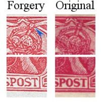 Stamp: Chemnitz postal forgery (German Realm(Germania 'REICHSPOST') Mi ...