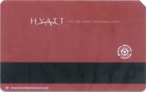 Hotel Card: Hyatt - You're more than welcome (red) (Hyatt, United ...