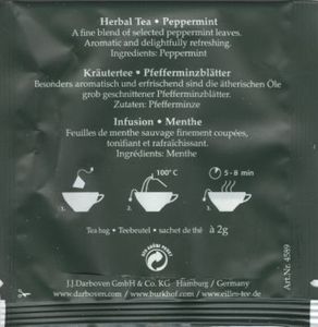 Tea Bag: Peppermint, Tea Diamond®, 4589 (Eilles, Germany, Federal ...