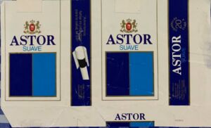 Cigarette Pack: Astor Suave (UruguayCol:UY-CT-0133