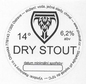 Drink Label: Dry Stout (Pivovar Troll, Czech RepublicCol:CZ-BEER-051938