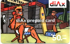 Telefonkarte: diAx at the railway station (Mobile Switzerland, Schweiz ...