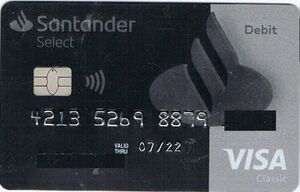Bank Card: Santander (Santander Bank Polska, PolandCol:PL-VI-0452.03