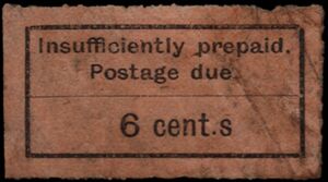 Stamp: Postage Due (Zanzibar(Postage Due (1926-30)) Sg:TZ-ZB D4a