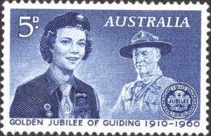 Stamp: 50th Anniversary of Girl Guide Movement (AustraliaMi:AU 305,Sn ...