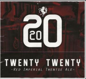 Drink Label: Twenty Twenty 2020 (Rigtersbier, NetherlandsCol:NL-BEER-024924