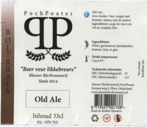 Etiqueta de bebida: Pochpoater Boltrbats Old Ale (Elsener Bierbrouwerij ...