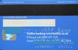 Bank Card: Easycash (Halifax, United Kingdom of Great Britain ...