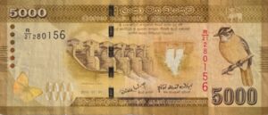 Banknote: 5,000 Rupees (Sri Lanka(2010-2023 Issue) Wor:P-128a.2