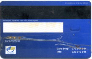 Bank Card: Bancontact , Mister Cash (BPost, BelgiumCol:BE-MS-0048.01