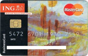 Bank Card: BusinessCard Commercial (ING Bank Śląski SA, PolandCol:PL-MC ...