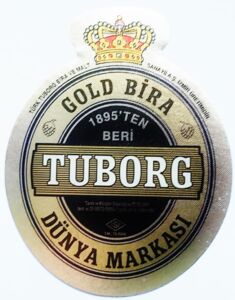 Drink Label: Tuborg Dunya Markasi (Türk Tuborg Bira ve Malt San. A.Ş ...