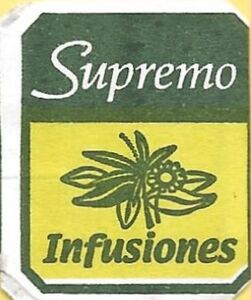 Tea Label: Supremo infusions (Supremo, Chile(Infusions) Col:TL-CL-0005