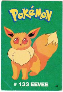 Pocket Calendar: Pokemon Eevee (Russia(Cartoons) Col:RUS-2002-Cart-007. ...