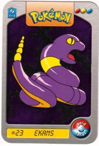 Calendario de Bolsillo: Pokemon Ekans (Rusia(Cartoons) Col:RUS-2002 ...