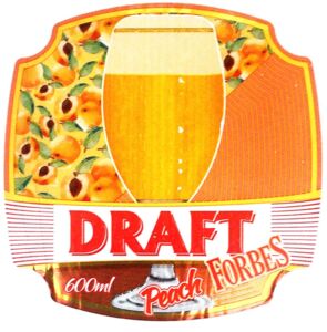 Drink Label: Draft Peach Forbes (Cosmos Ind. e Com. de Bebidas Ltda ...