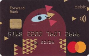 Bank Card: MasterCard Debit (Forward Bank, UkraineCol:UA-MC-0843.02