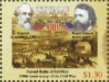 Stamp: 2nd Battle of Bull Run (Manassas 1862) (Tuvalu(150th Anniversary ...