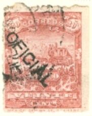 Stamp: Mail Coach (Mexico(Regular Issues With Handstamped Overprint in ...