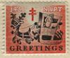 Stamp: NAPT Greetings., Santa in Sleigh (United Kingdom: Cinderella ...
