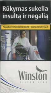 Cigarette Pack: Winston Silver Line (PolandCol:PL-CT-0370