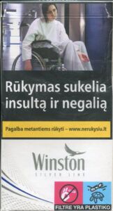 Cigarette Pack: Winston Silver Line (PolandCol:PL-CT-0370