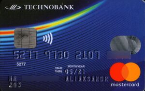Bank Card: Technobank (Technobank, BelarusCol:BY-MC-0141.02