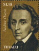 Stamp: Frédéric Chopin (Tuvalu(200th Birth Anniversary of Frédéric Chopin, 1810-1849) Mi:TV 1664 ...