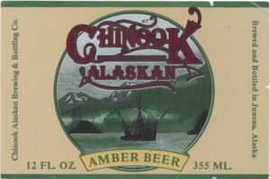 Drink Label: Chinook amber beer (Alaskan Brewing Co., United States of ...