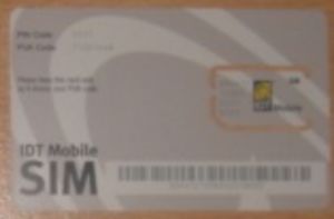 Phonecard: IDT : Yellow SIM (Mobile United Kingdom, United Kingdom of ...